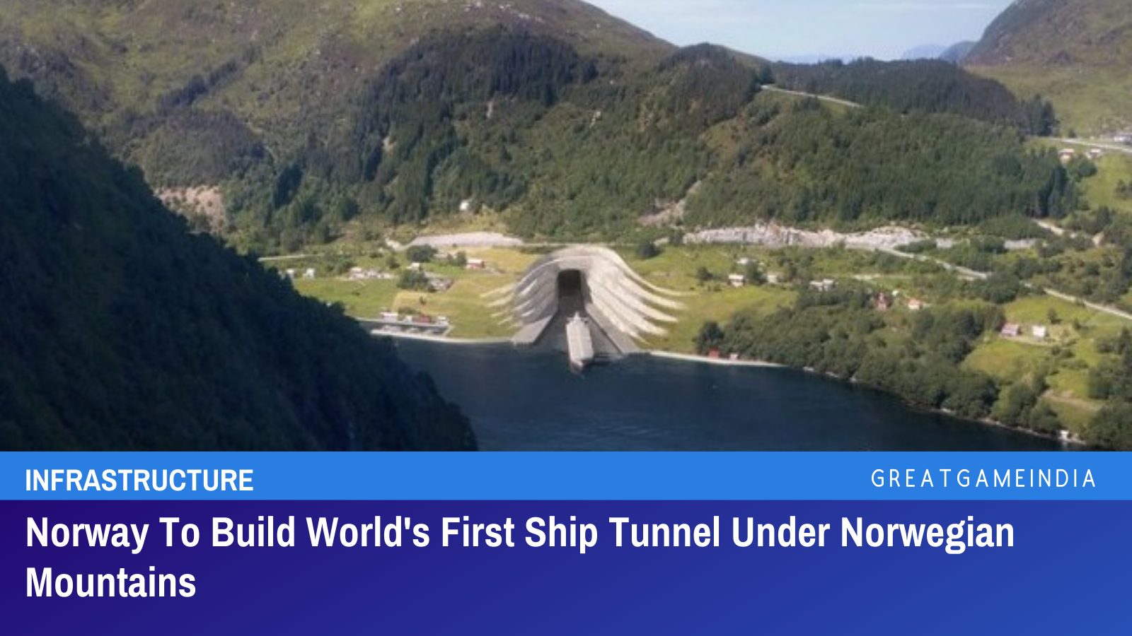 Norway To Build World's First Ship Tunnel Under Norwegian Mountains ...