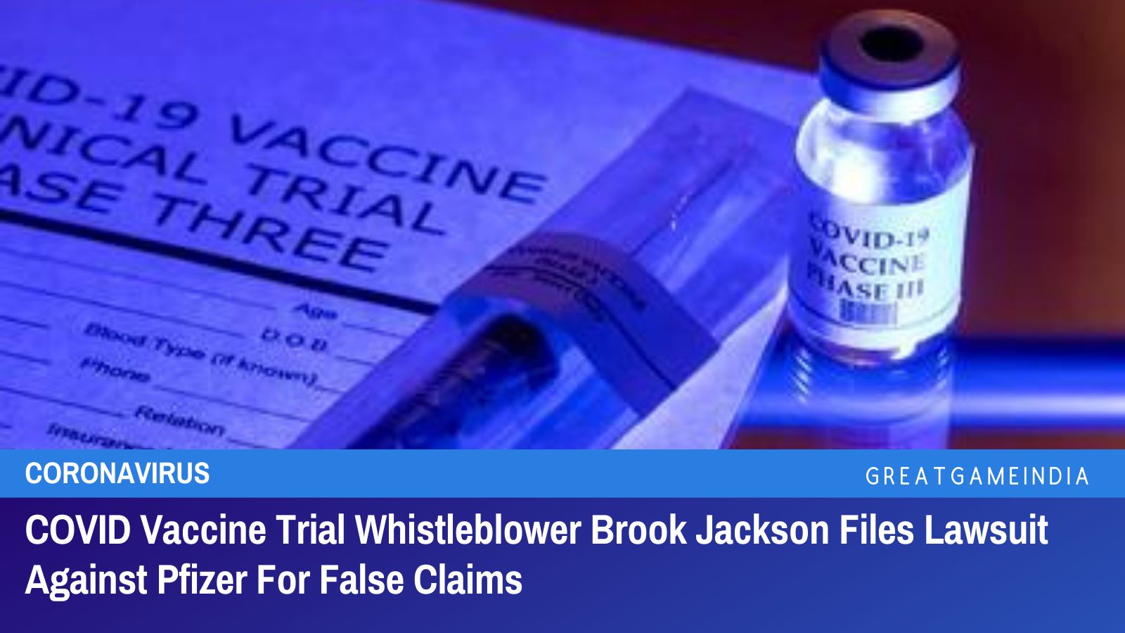 COVID Vaccine Trial Whistleblower Brook Jackson Files Lawsuit Against ...