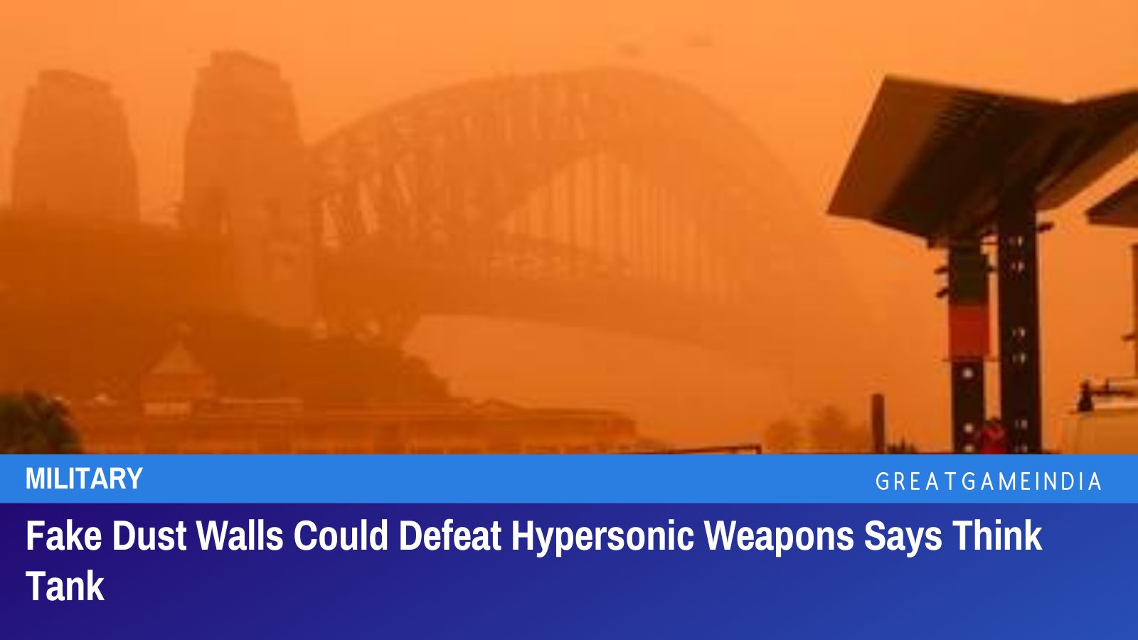 Fake Dust Walls Could Defeat Hypersonic Weapons Says Think Tank ...