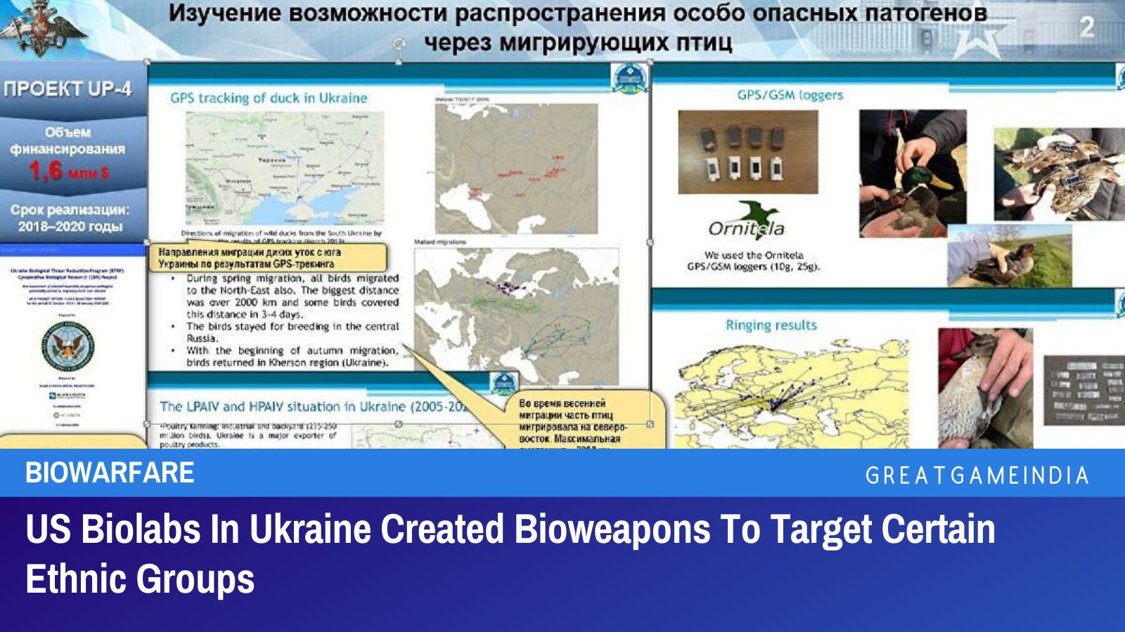 US Biolabs In Ukraine Created Bioweapons To Target Certain Ethnic ...