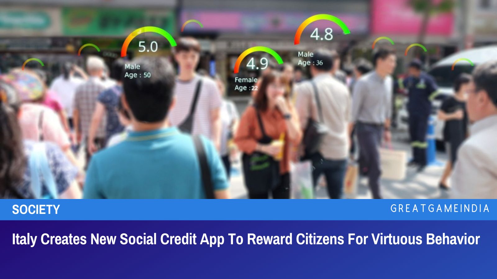 Italy Creates New Social Credit App To Reward Citizens For Virtuous ...