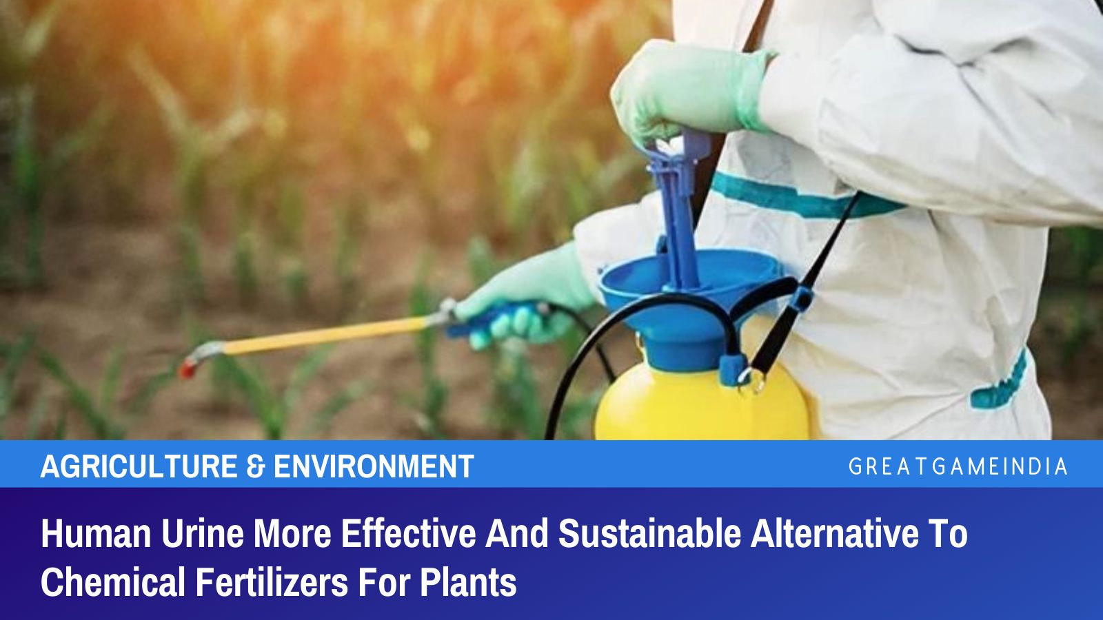 Human Urine More Effective And Sustainable Alternative To Chemical ...