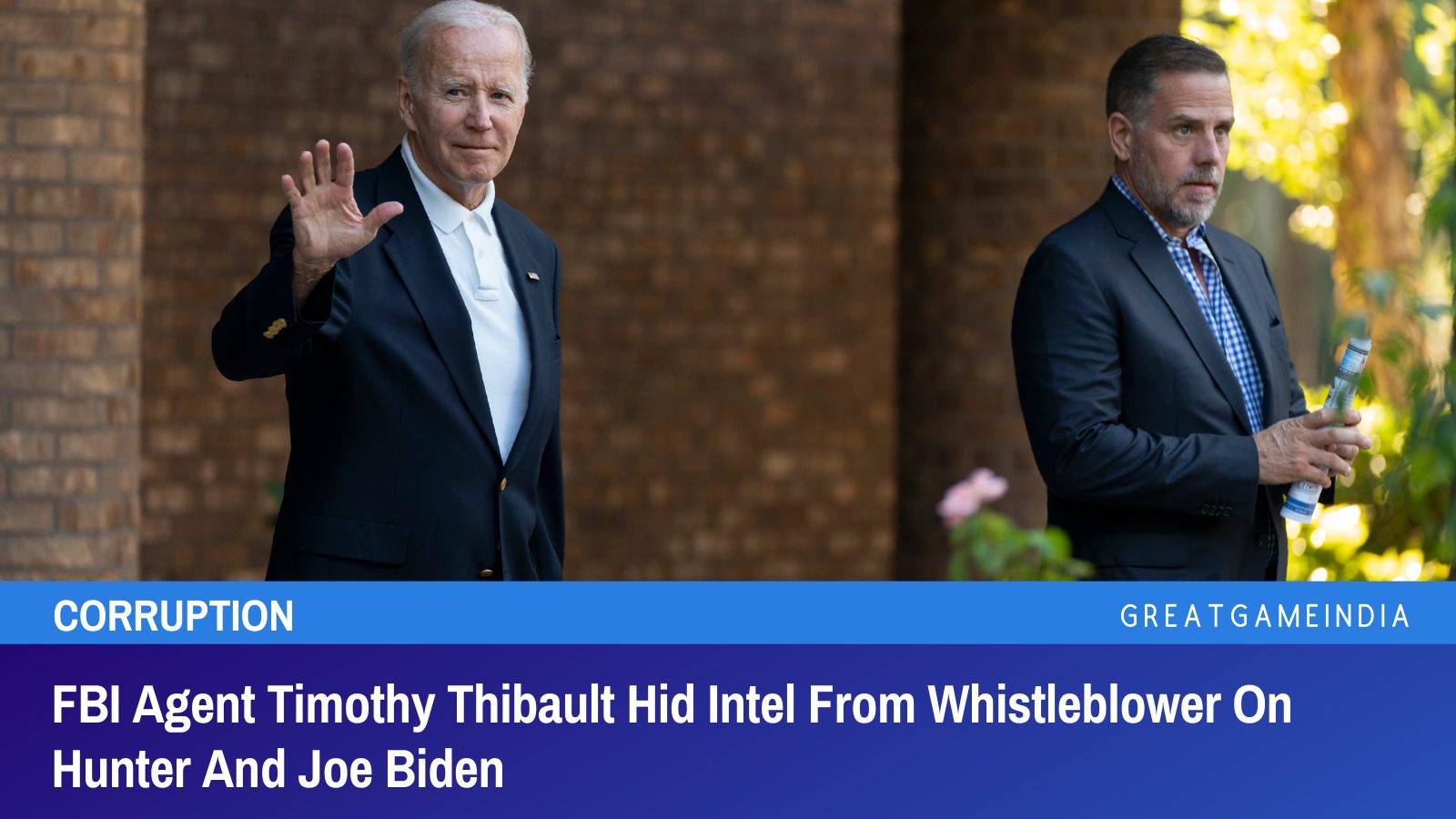 FBI Agent Timothy Thibault Hid Intel From Whistleblower On Hunter And ...