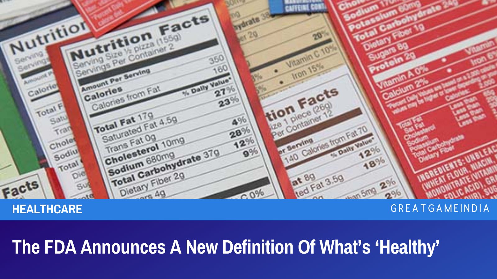The FDA Announces A New Definition Of What’s ‘Healthy ...