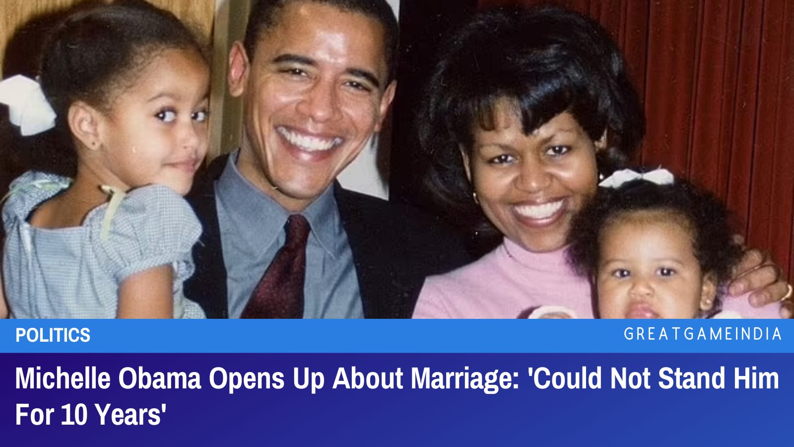 Michelle Obama Opens Up About Marriage: 'Could Not Stand Him For 10 ...