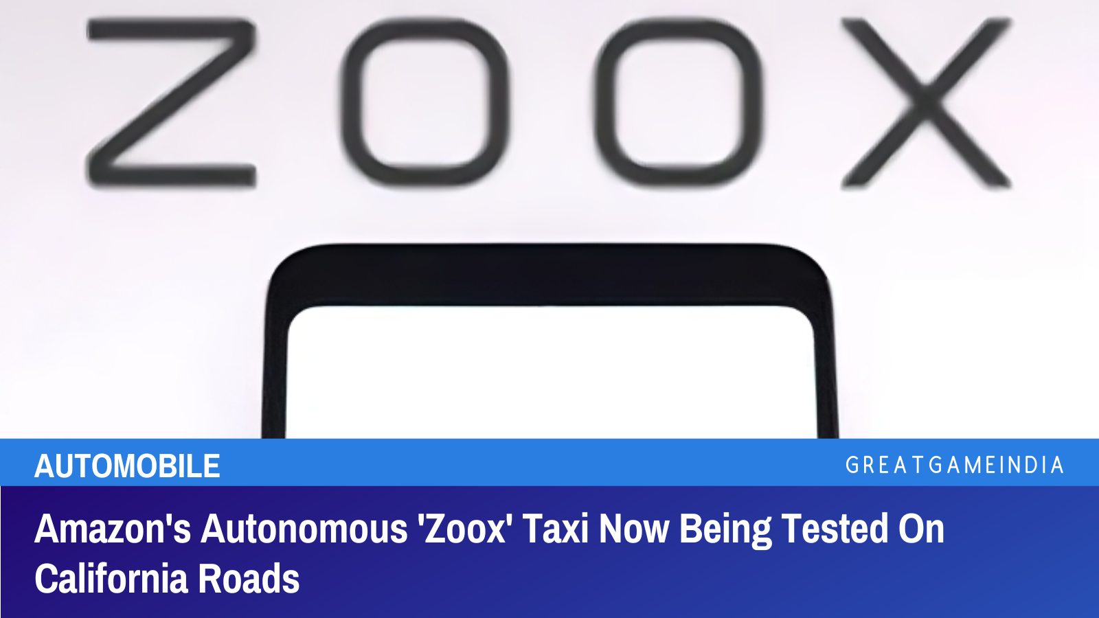 Amazon S Self Driving Zoox Taxi Now Being Tested On California Roads