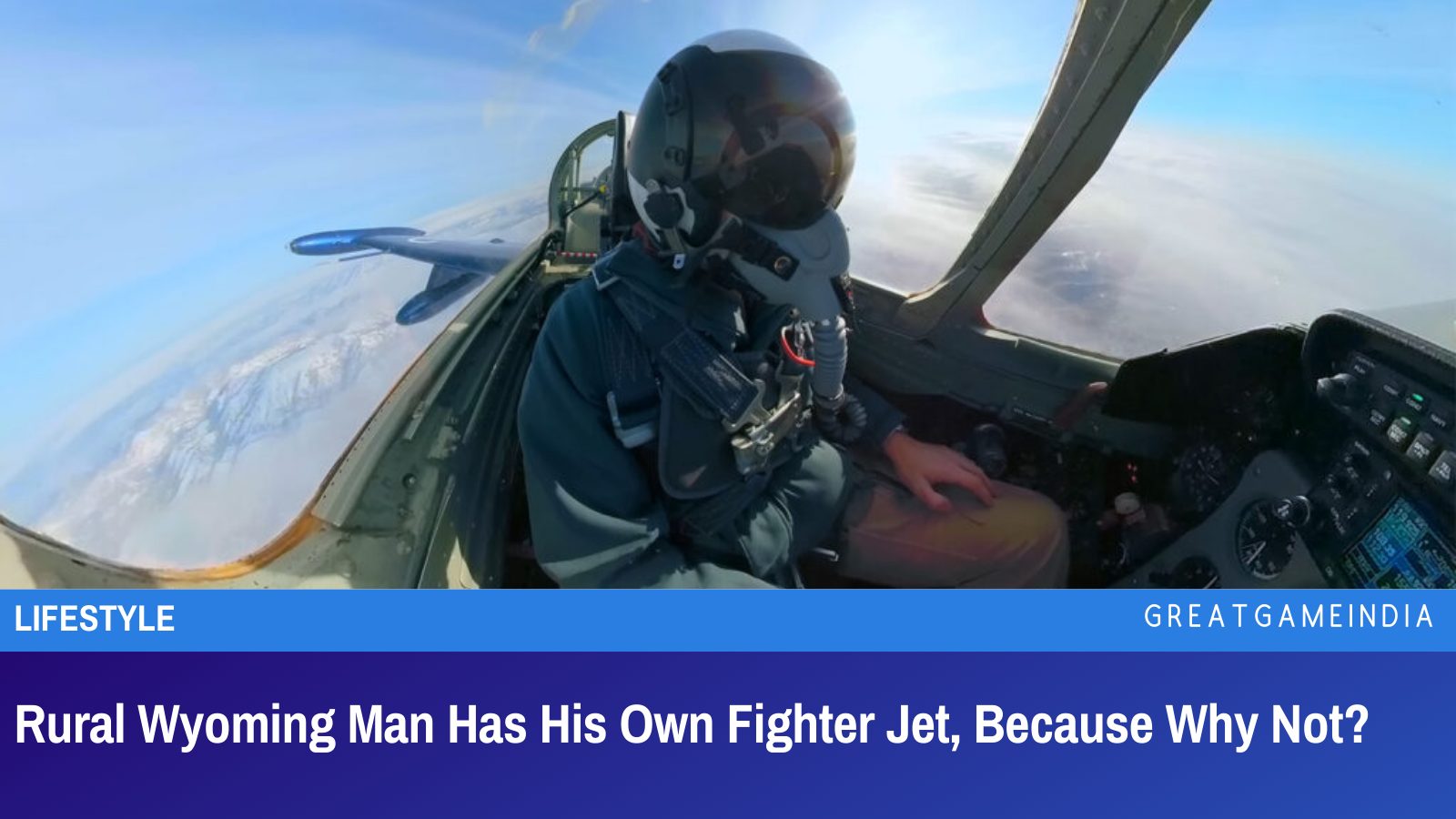 Rural Wyoming Man Has His Own Fighter Jet, Because Why Not ...