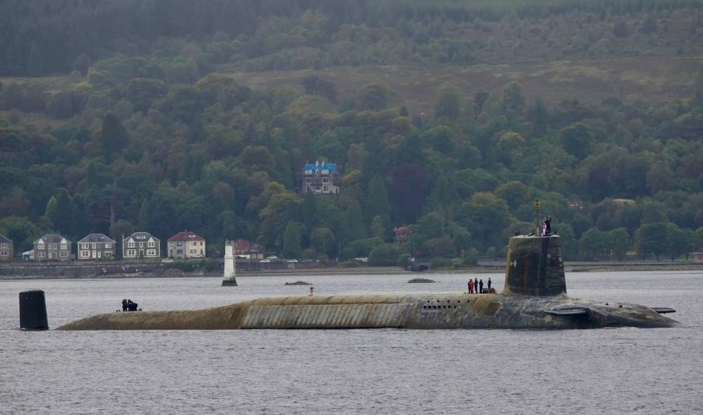 PHOTOS: Vanguard Submarine Arrives Home Looking Like A Sea Monster ...