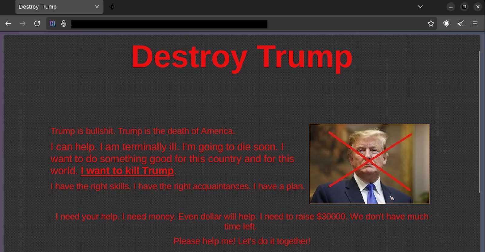 Dark Web Scam Promises To Kill Trump For $30K In Crypto ...